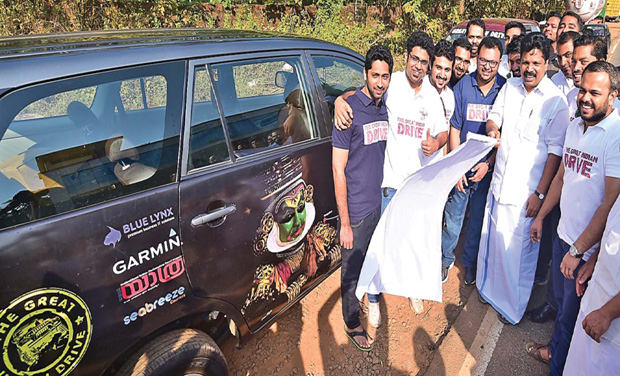 Great Indian drive set off with mission Kerala tourism