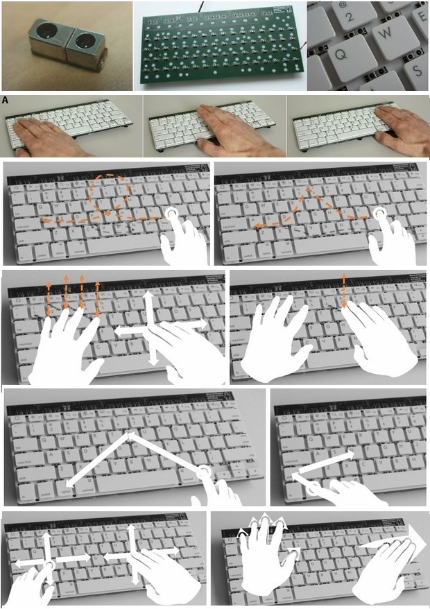 Microsoft develops motion sensing keyboard