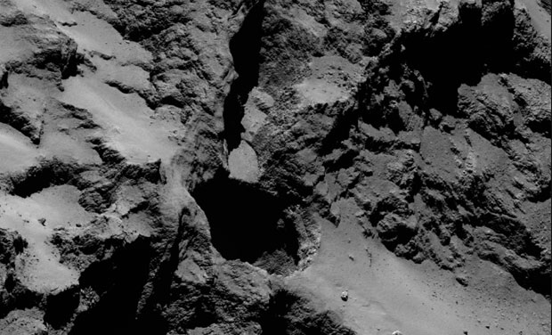 Active pits spotted on Rosetta`s comet