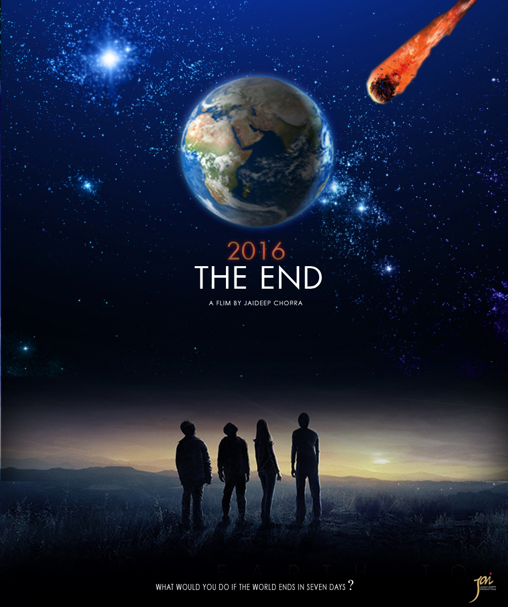 Director Jaideep Chopra’s ‘2016 The End’s first poster revealed