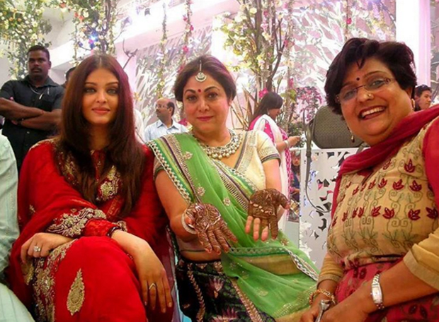 Aishwarya Rai Bachchan attends her bodyguard's wedding