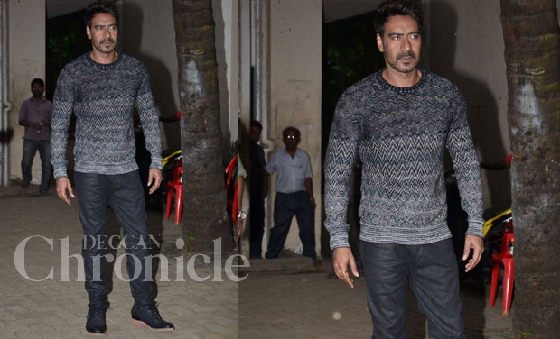 Ajay Devgn shoots for 'Action Jackson' movie posters