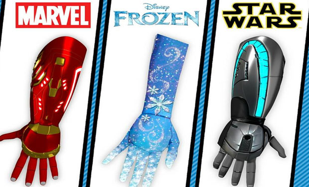 Now kids can get Disney- and Marvel-inspired bionic hands
