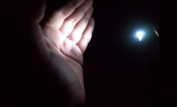 Body heat powered flashlight never needs battery