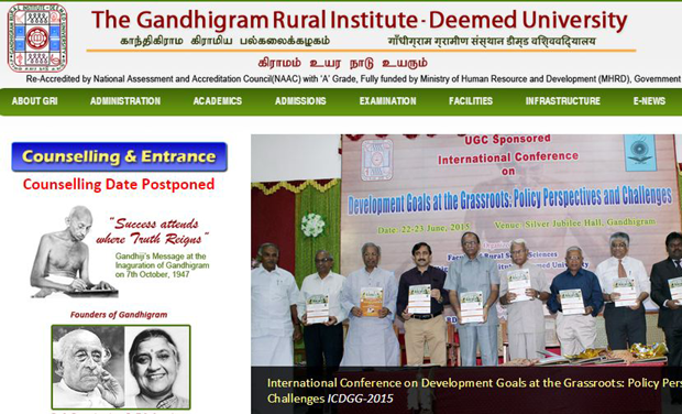 Gandhigram Institute selected for US project