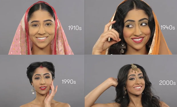 Watch: 2 minute video takes you through a century of Indian Beauty