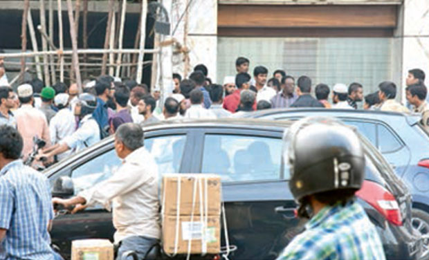 Hyderabad: Construction of jewellery shop near mosque sparks row