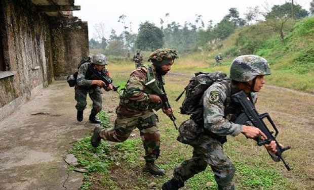 Chinese army kicks off joint military drills with India to boost ...