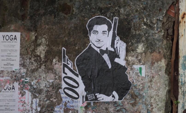 Streets of Kochi filled with amazing graffiti artwork by 'Guess Who'