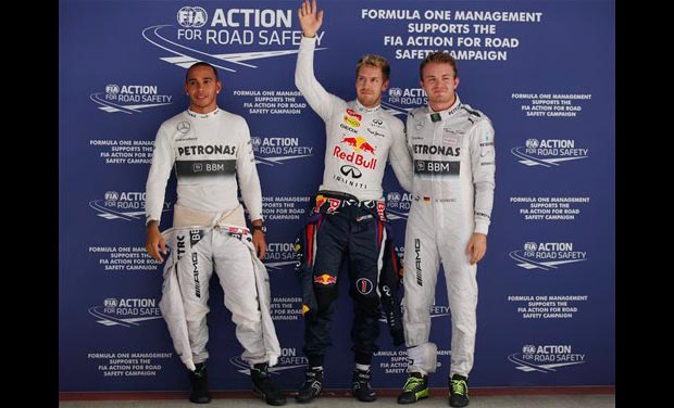 Sebastian Vettel wins Indian Grand Prix for third time in a row