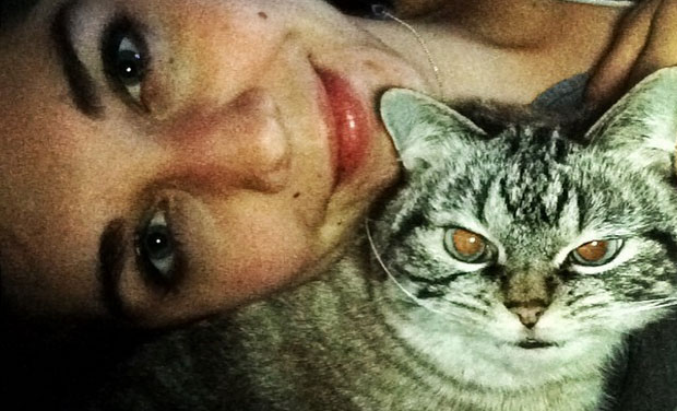 Meet Loki, the vampire cat