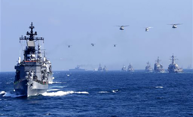 Operation Malabar: India, Japan, US show off military prowess in ...