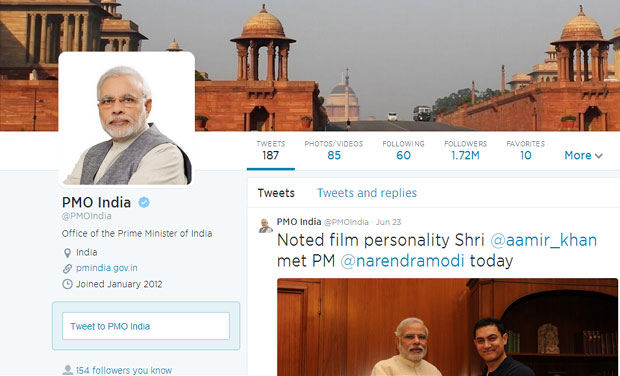 Twitter diplomacy? Open accounts on social media, Modi to ministries