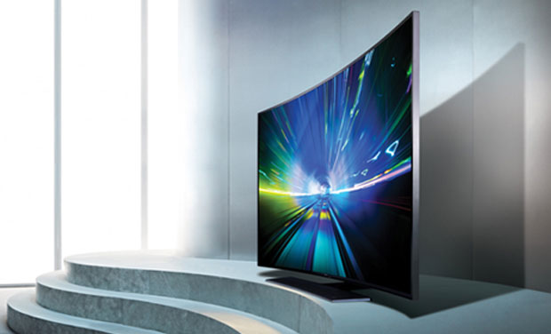 Samsung launches world's largest curved UHD TV