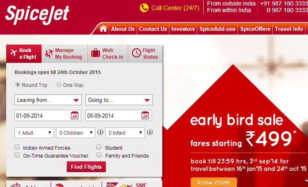 Now, SpiceJet offers Rs 499 fare on domestic network