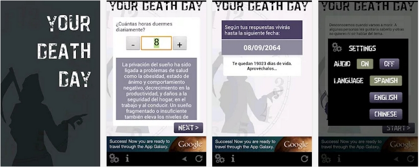 Know when you will die with these mobile apps
