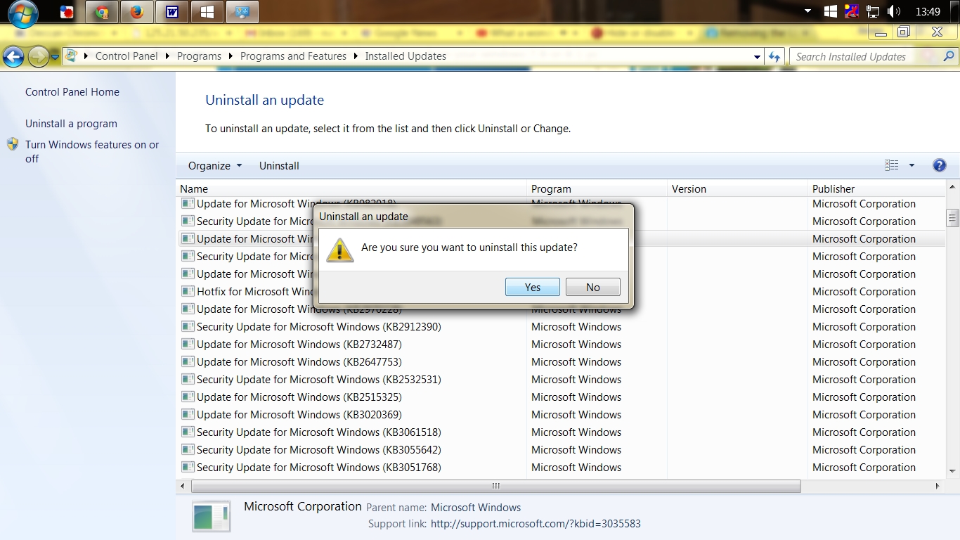Here’s how to disable Windows 10 update icon from your desktop