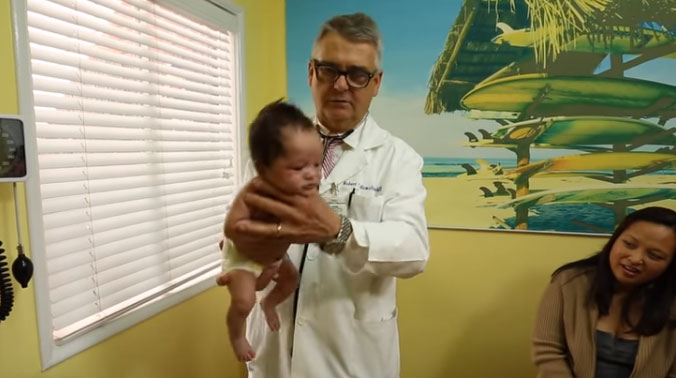 Expert paediatrician reveals how to calm a baby in 30 seconds