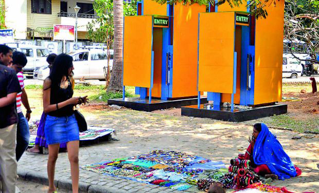 60% of open defecation happens in India alone