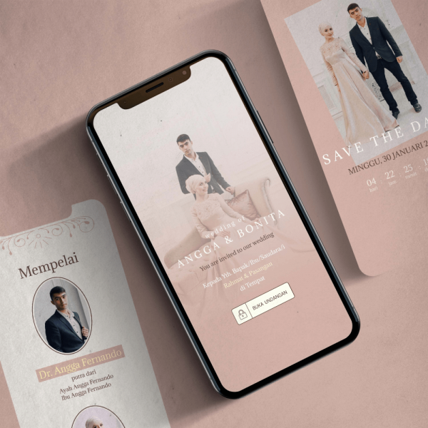 Contoh Undangan Pernikahan Digital - Kadio.id