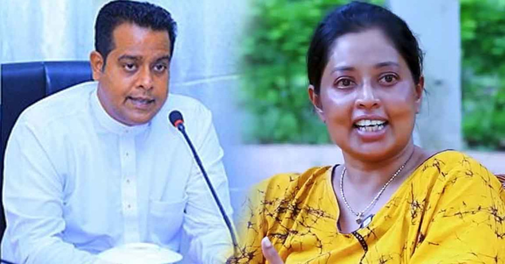 ඇමති සනත් නිශාන්තගේ බිරියගෙන් රහස් පොලීසියට පැමිණිල්ලක් - Sannasa ...
