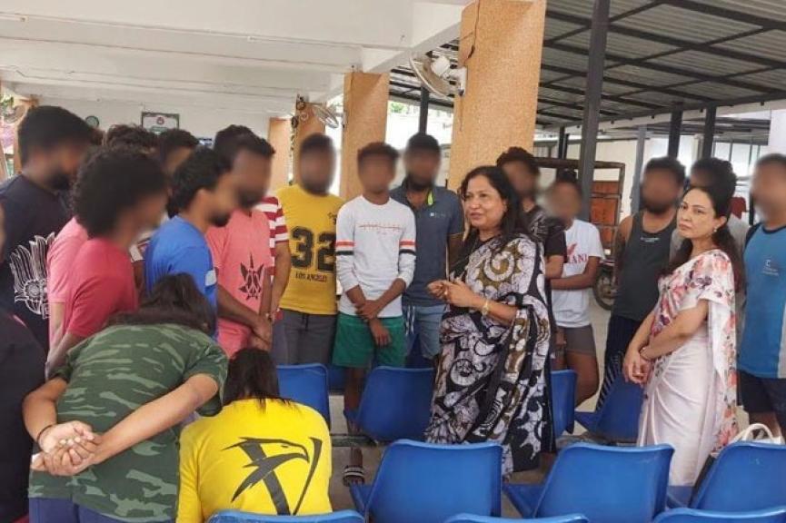 මියන්මාරයේ සයිබර් අපරාධ කඳවුරුවල සිරකරගෙන සිටි සිටි ශ්‍රී ලාංකිකයින් ...