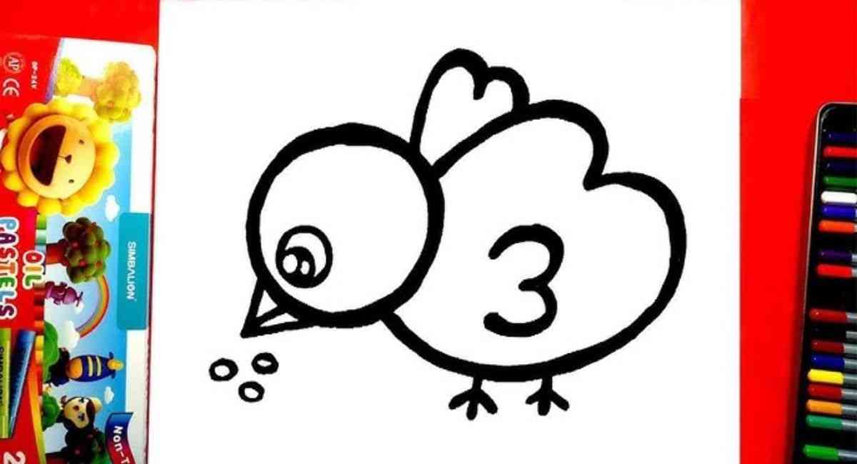 Cách vẽ con gà dễ thương và đáng yêu bé nào cũng thích