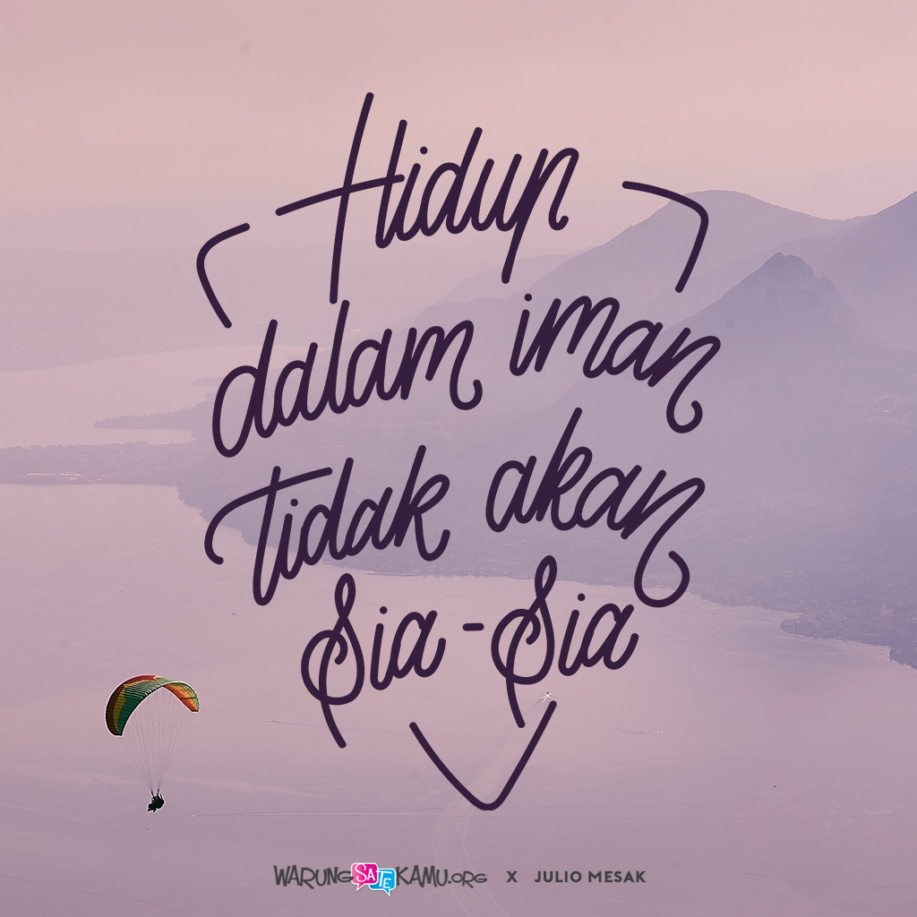 Bertekun dalam Yesus - WarungSaTeKaMu.org