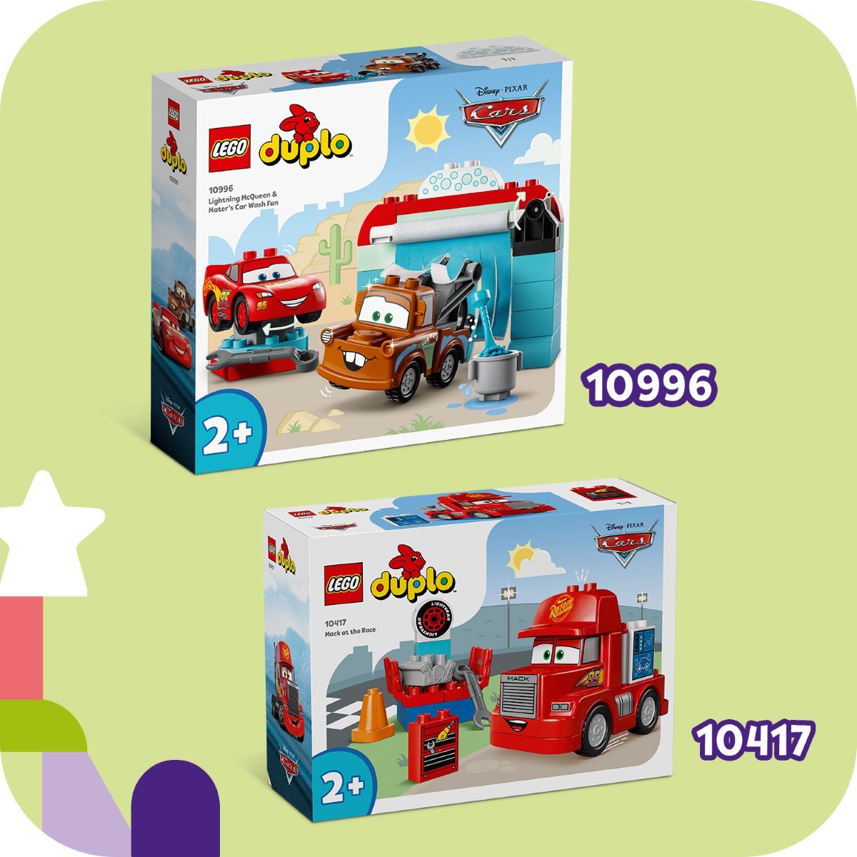 LEGO 10417 DUPLO Disney & Pixar's Mack at the Race Building Toy Set