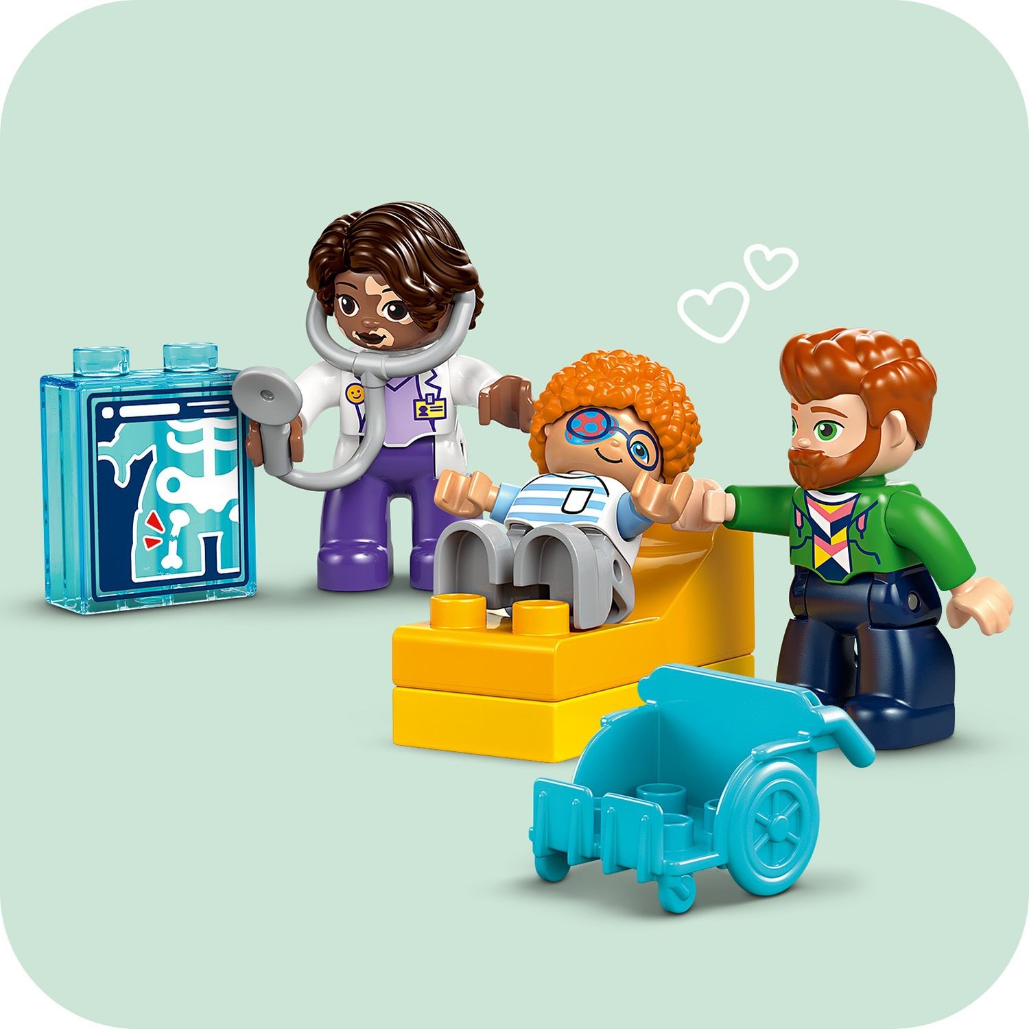 LEGO 10449 DUPLO First Time: Visit with the Doctor Building Toy Set (65 ...