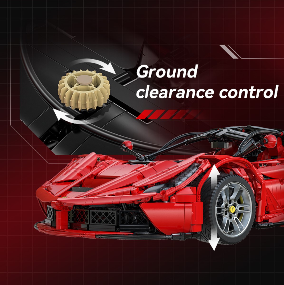 CaDA Master Viva Hypercar 1:8 C61505W Block Toy Set (4739 Pieces)