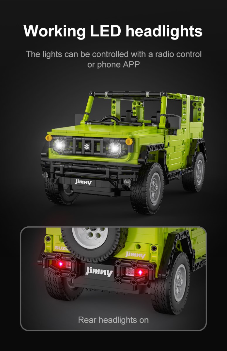 CaDA Suzuki Jimny 1:12 C51201W RC Block Toy Set (579 Pieces)