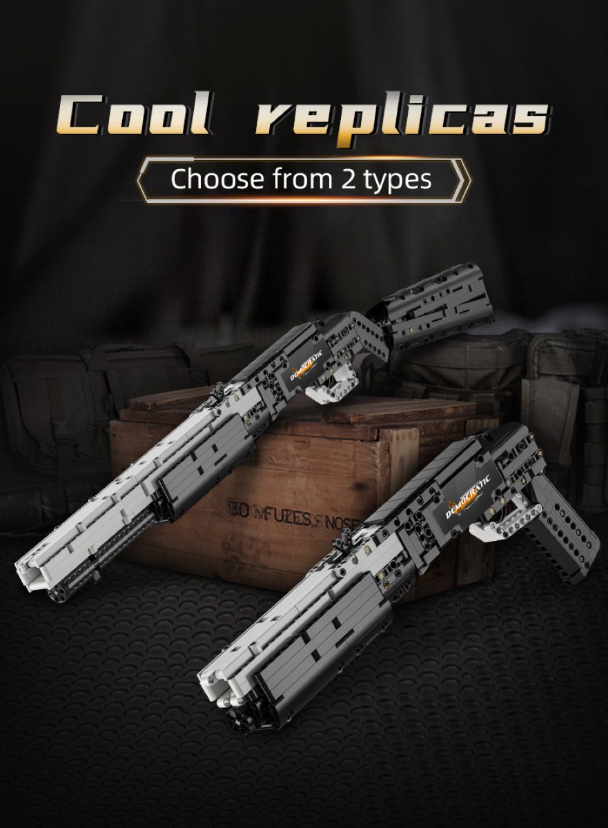 CaDA ToyShotgun C81052W Blaster Block Toy Set