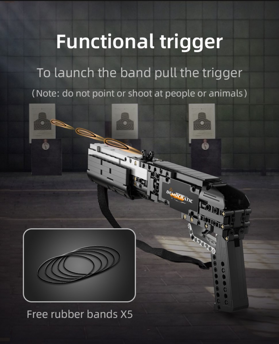 CaDA ToyShotgun C81052W Blaster Block Toy Set