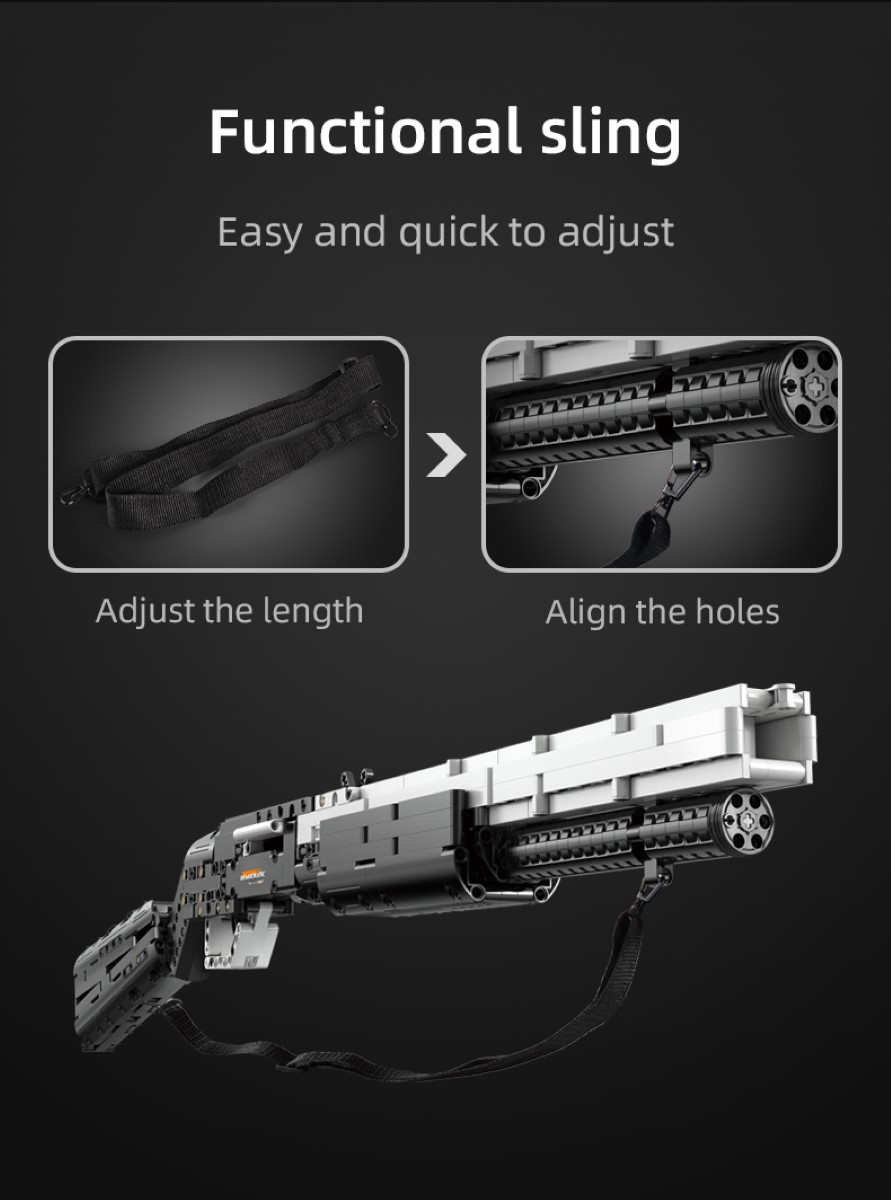 CaDA ToyShotgun C81052W Blaster Block Toy Set