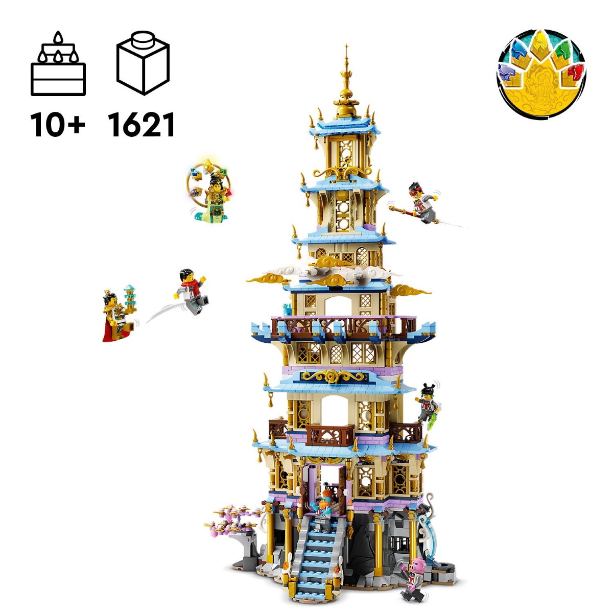 LEGO 80058 Monkie Kid Celestial Pagoda Building Toy Set