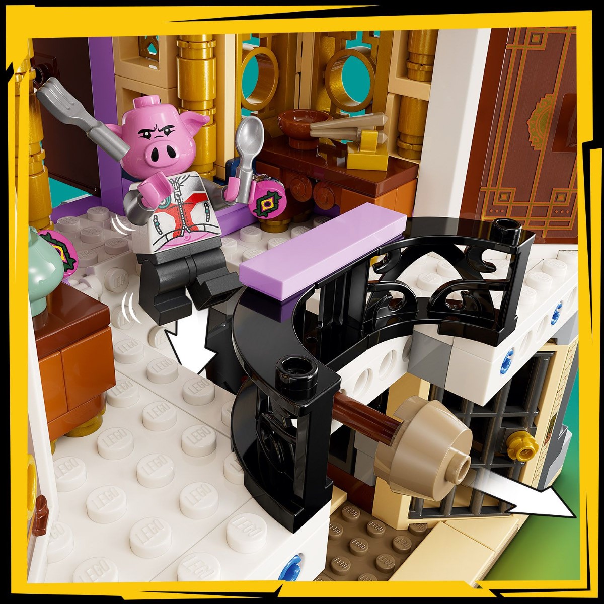 LEGO 80058 Monkie Kid Celestial Pagoda Building Toy Set