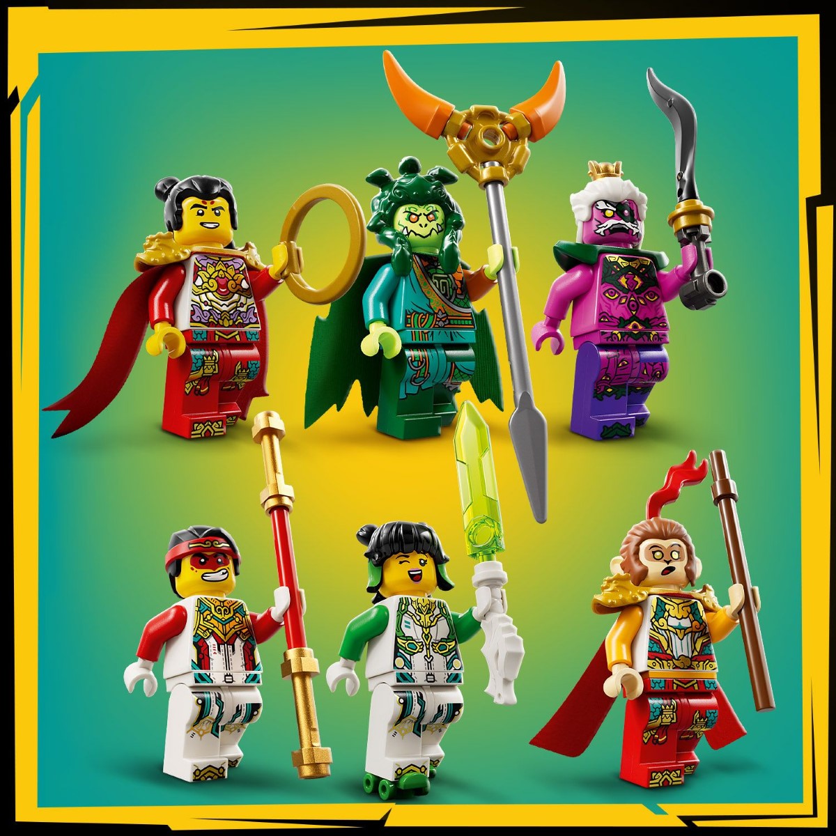 LEGO 80057 Monkie Kid Nezha's Ring of Fire Mech Building Toy Set