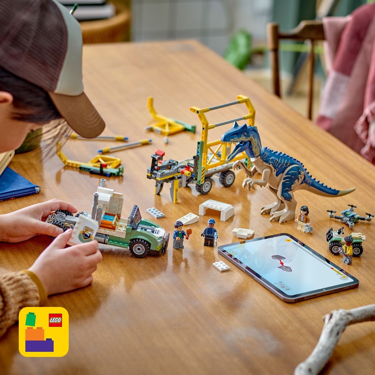 LEGO 76966 Jurassic World Dinosaur Missions: Allosaurus Transport Truck ...