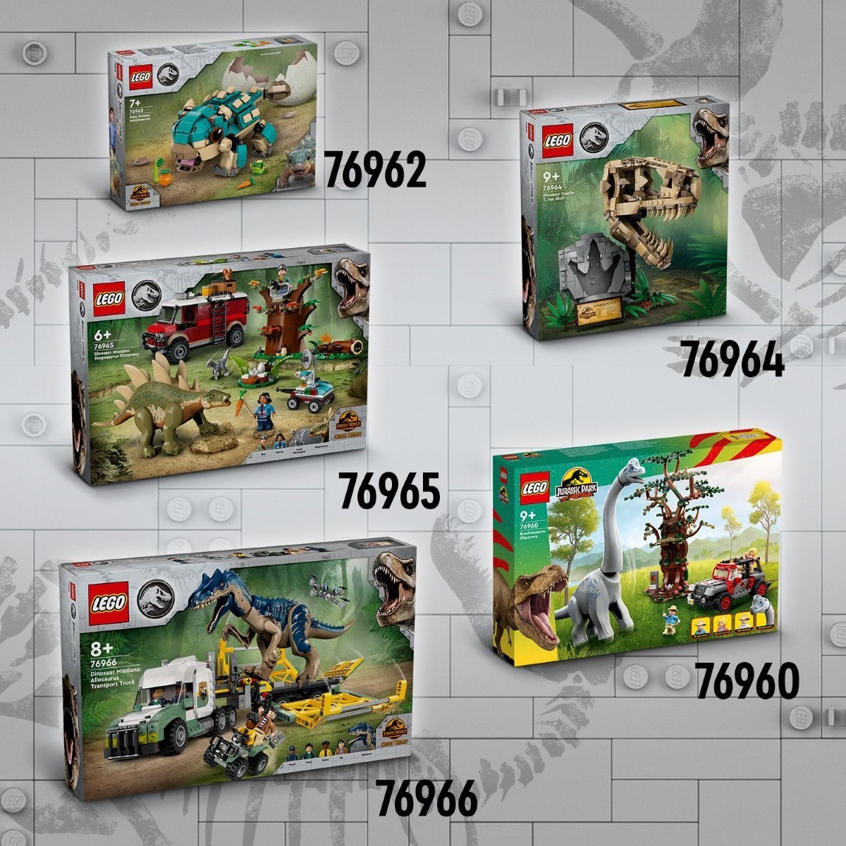 LEGO 76962 Jurassic World Baby Bumpy: Ankylosaurus Building Toy Set