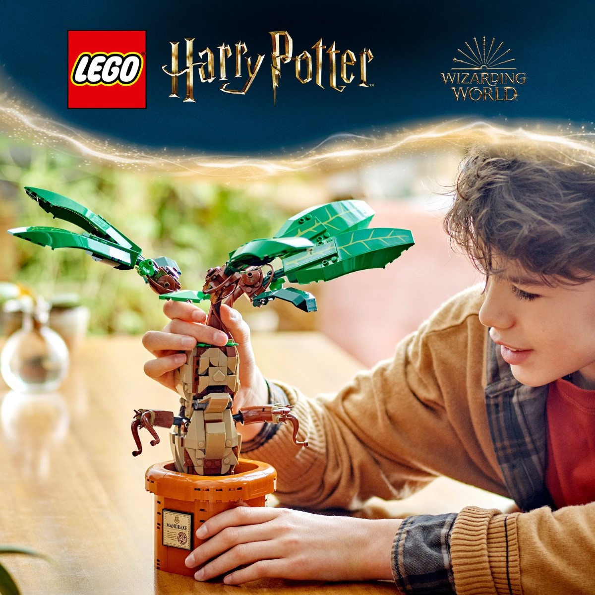 LEGO 76433 Harry Potter Mandrake Building Toy Set