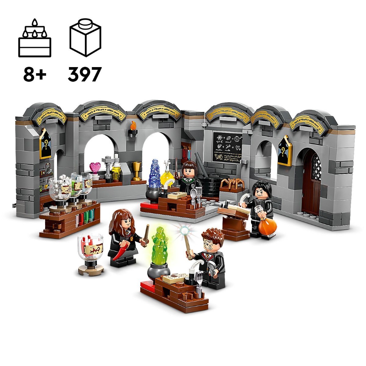 LEGO 76431 Harry Potter Hogwarts Castle: Potions Class Building Toy Set