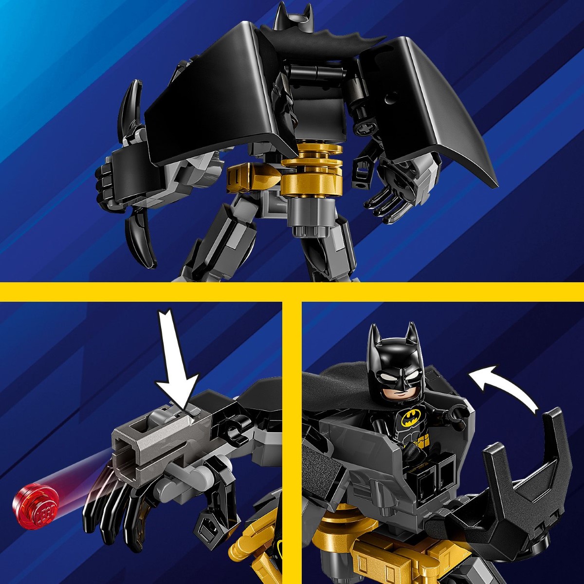 LEGO 76270 DC Super Heroes Batman Mech Armor Building Toy Set