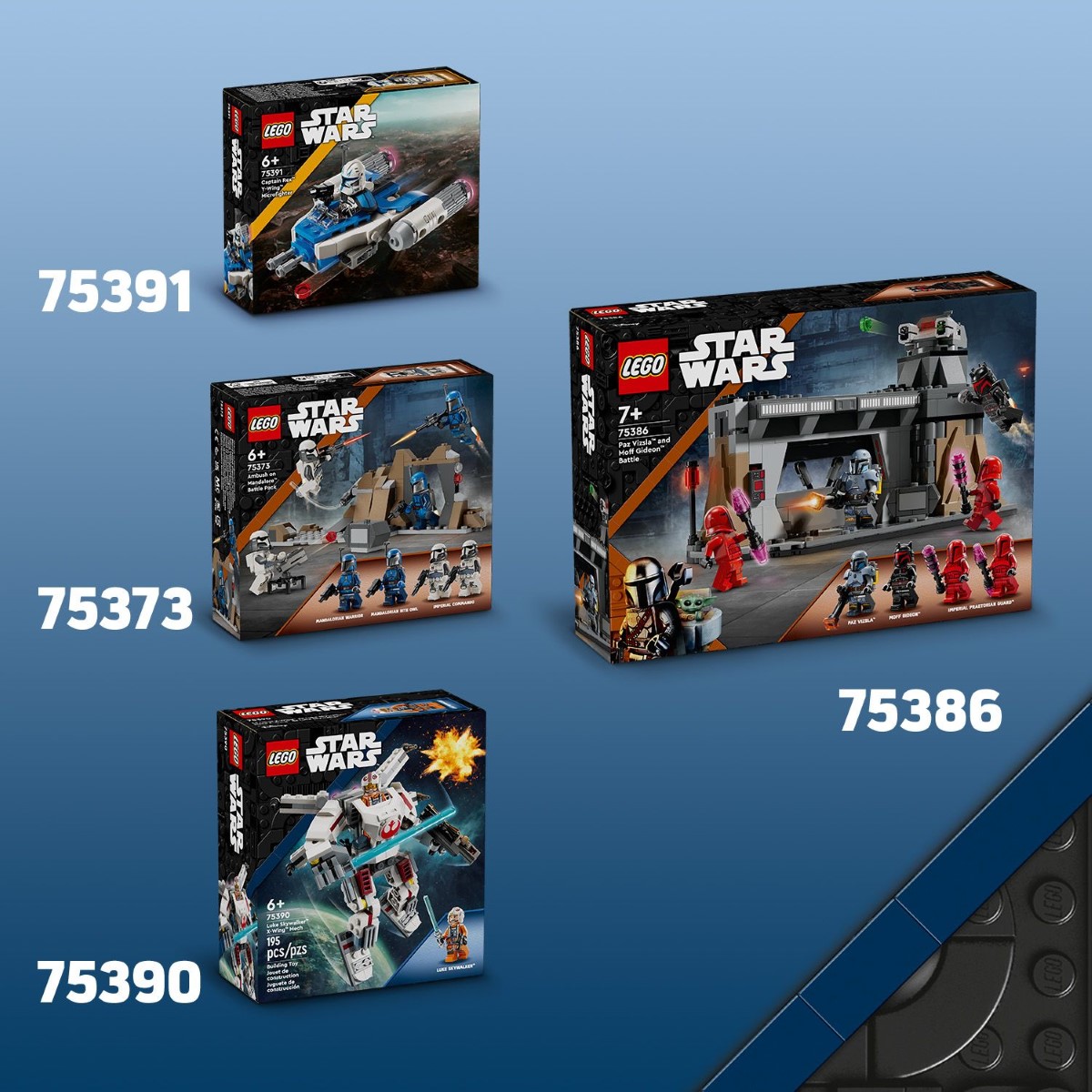 LEGO 75390 Star Wars Luke Skywalker X-Wing Mech Building Toy Set