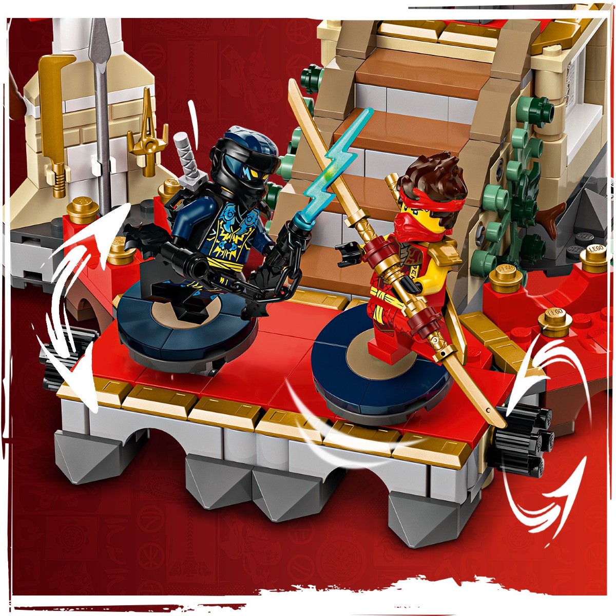 LEGO 71818 Ninjago Tournament Battle Arena Building Toy Set
