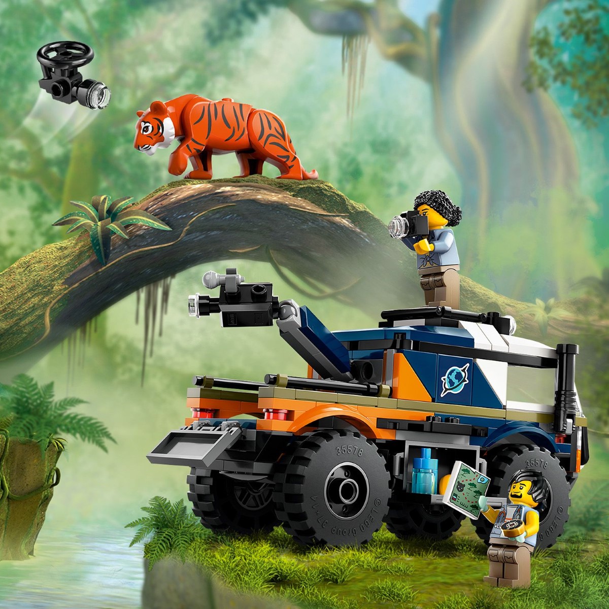 LEGO 60426 City Jungle Explorer Off-Road Truck Building Toy Set