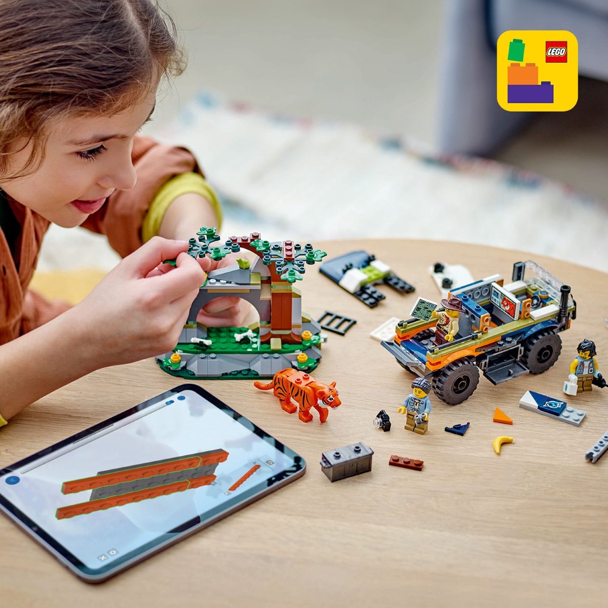 LEGO 60426 City Jungle Explorer Off-Road Truck Building Toy Set