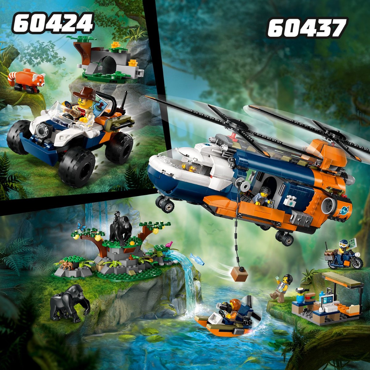 LEGO 60426 City Jungle Explorer Off-Road Truck Building Toy Set