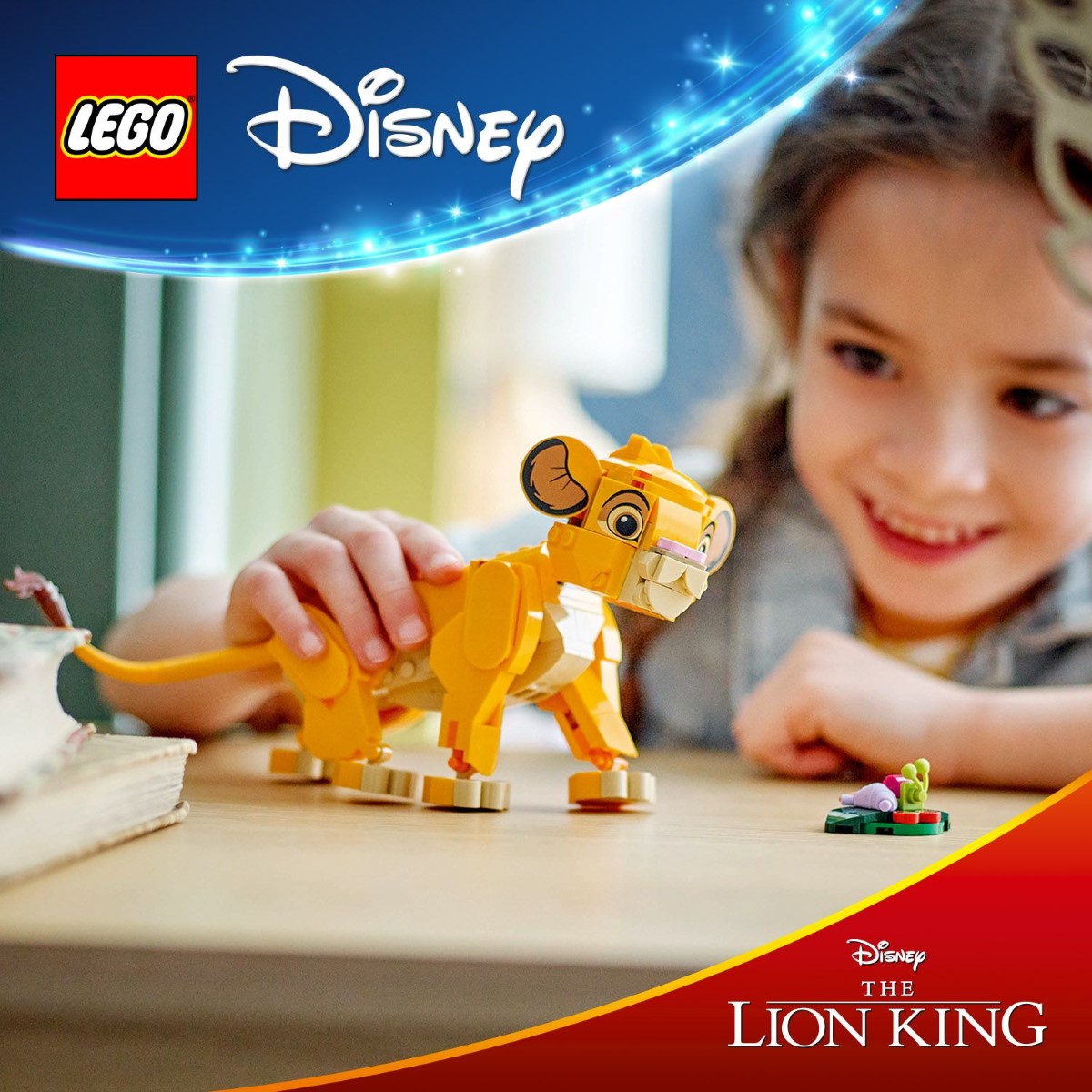 LEGO 43243 Disney Simba the Lion King Cub Building Toy Set