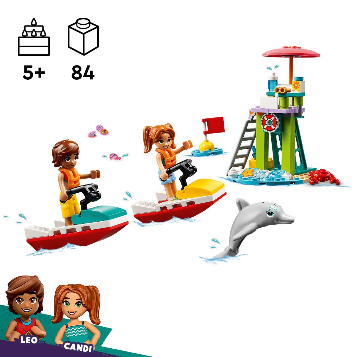 LEGO 42623 Friends Beach Water Scooter Building Toy Set